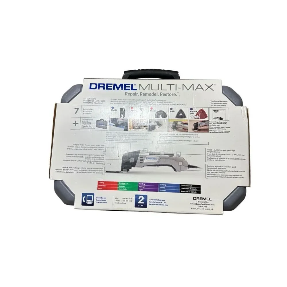 Dremel | Other | Dremel Multi Max Cordedoscillating Tool Mm20 A805 ...
